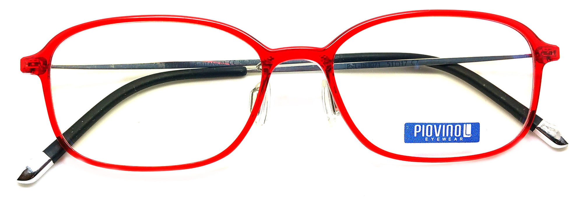 Piovino Eyeglasses Prescription Frame 3071 C7 Rxable Titanium Frame ...